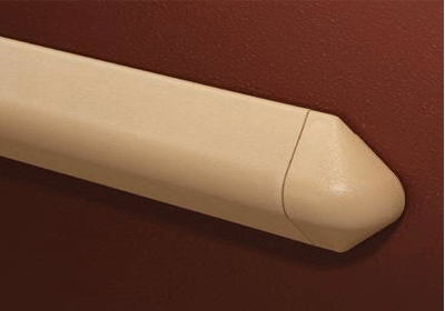 4 1/8" Angular Chair Rail Wall Guard | Eagle Mat