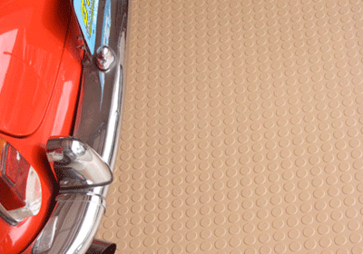Coin Pattern Garage Flooring | Eagle Mat