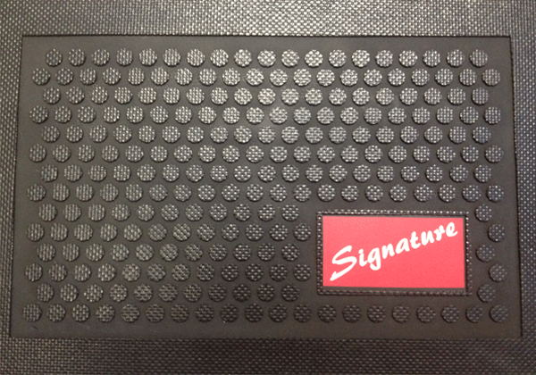 Rubber Scraper Logo Mat | Eagle Mat