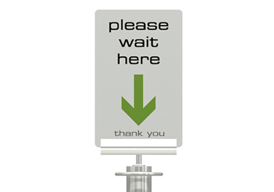 Tensabarrier Sign Bracket | Eagle Mat