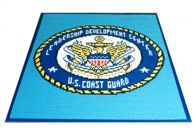 Vinyl Link Recessed Logo Mat | Eagle Mat