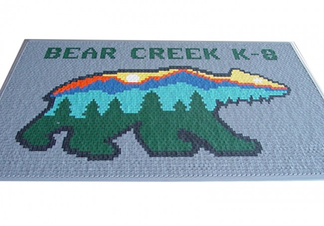 Vinyl Link Recessed Logo Mat | Eagle Mat