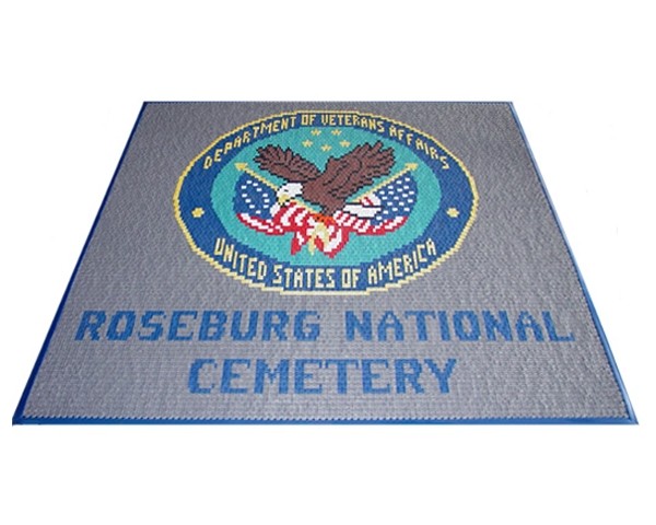 Vinyl Link Recessed Logo Mat | Eagle Mat